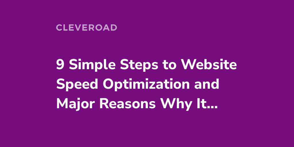 Website Performance Optimization Techniques to Speed It Up