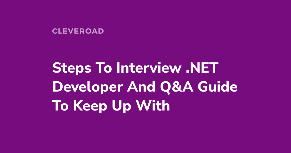 Check .NET Developer Interview Questions And Useful Tips