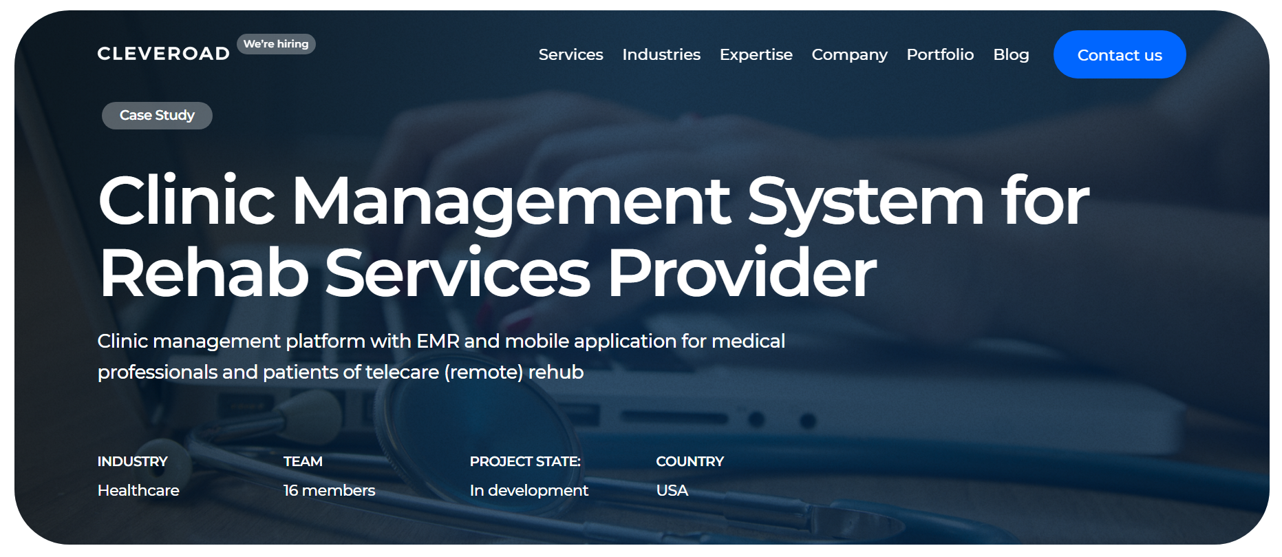 Clinic Management System for Rehab Services Provider