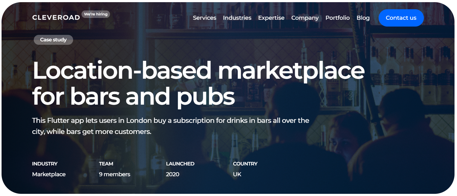 The Flutter App for Pubs and Bars Clients | El Tab