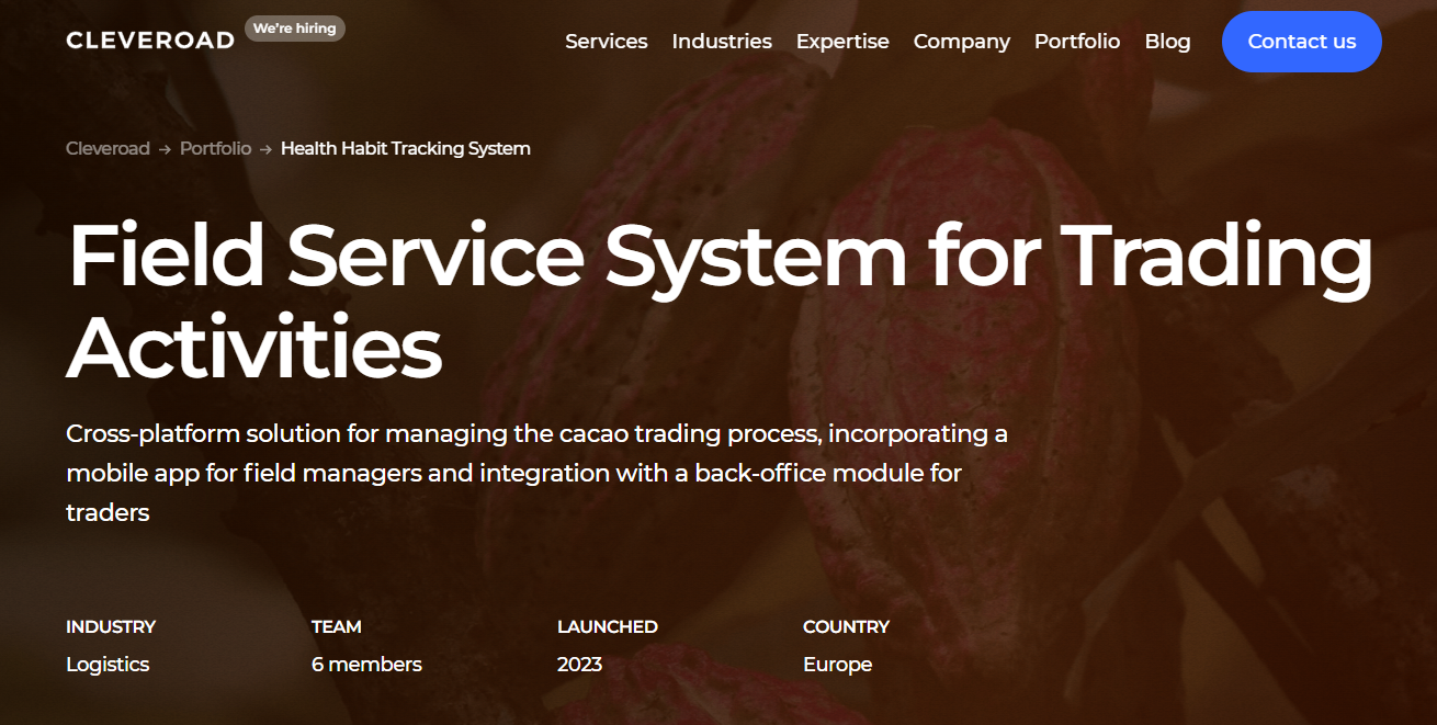 A Case: Mobile Expert Staff Augmentation for Trading Company