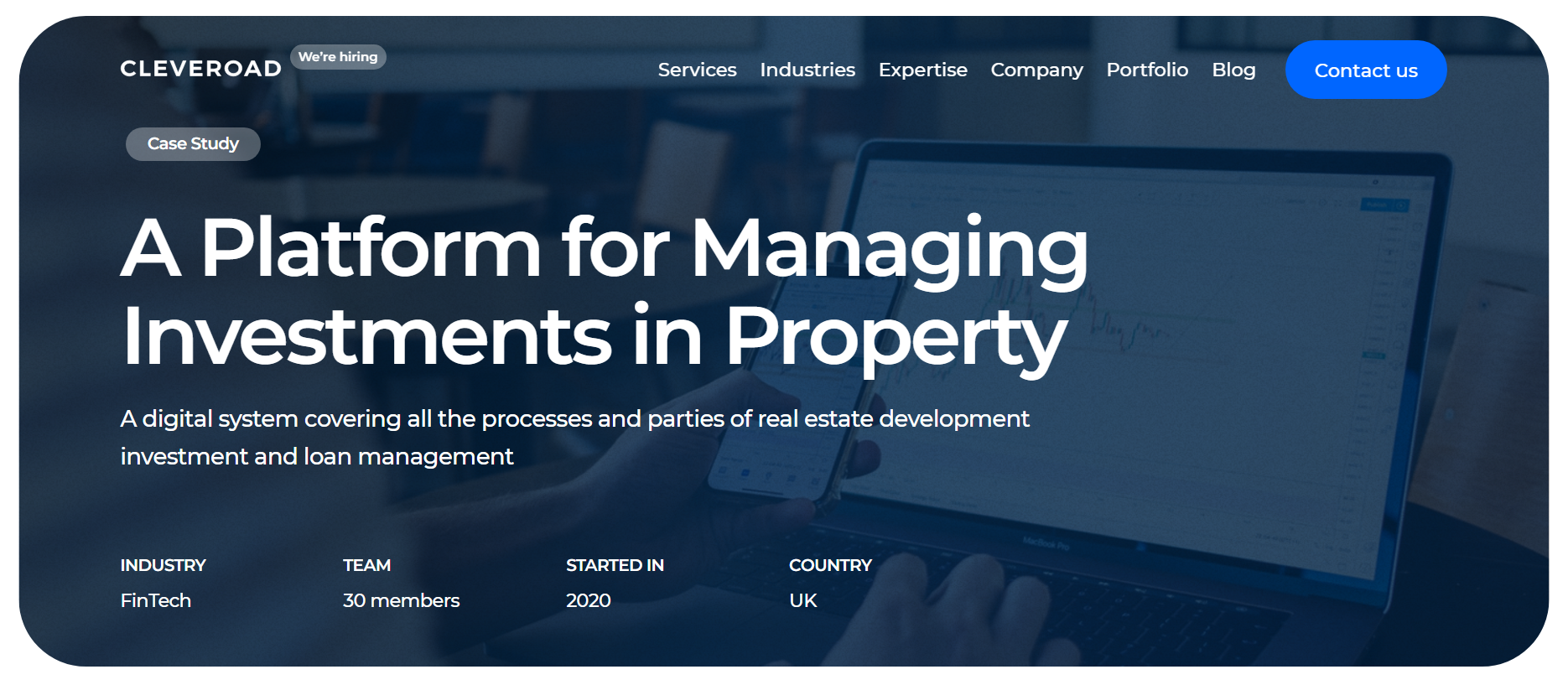 Cleveroad’s Case: Real Estate Investment Management Platform