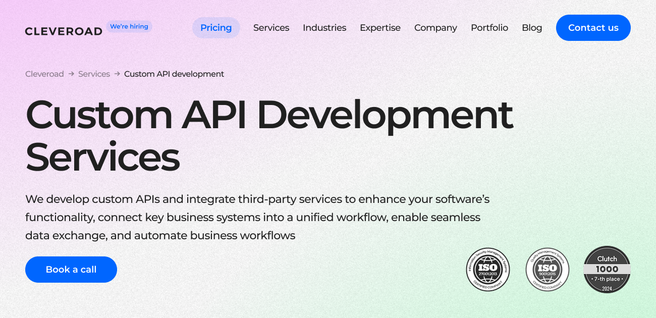 Custom API Development Services and API Integration