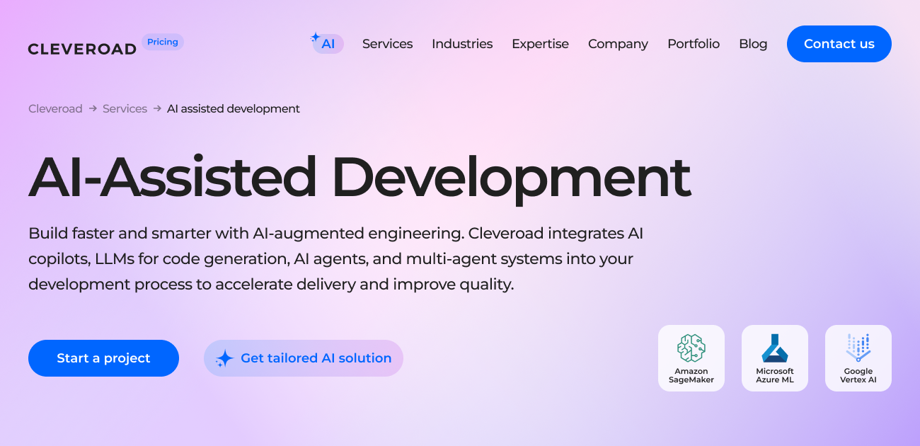 AI-Assisted Development Partner for Faster Development