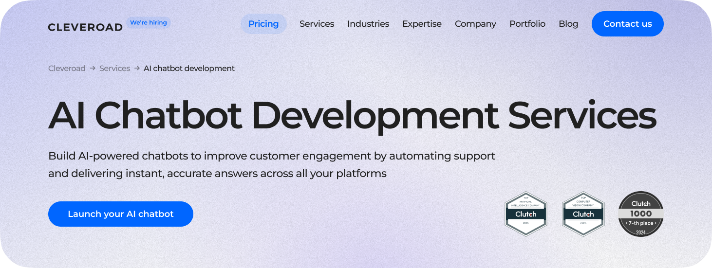 AI Chatbot Development Services for SMBs to Enterprises