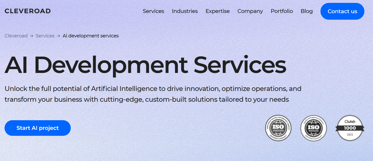 AI Development Services for Smart Business Tasks Automation