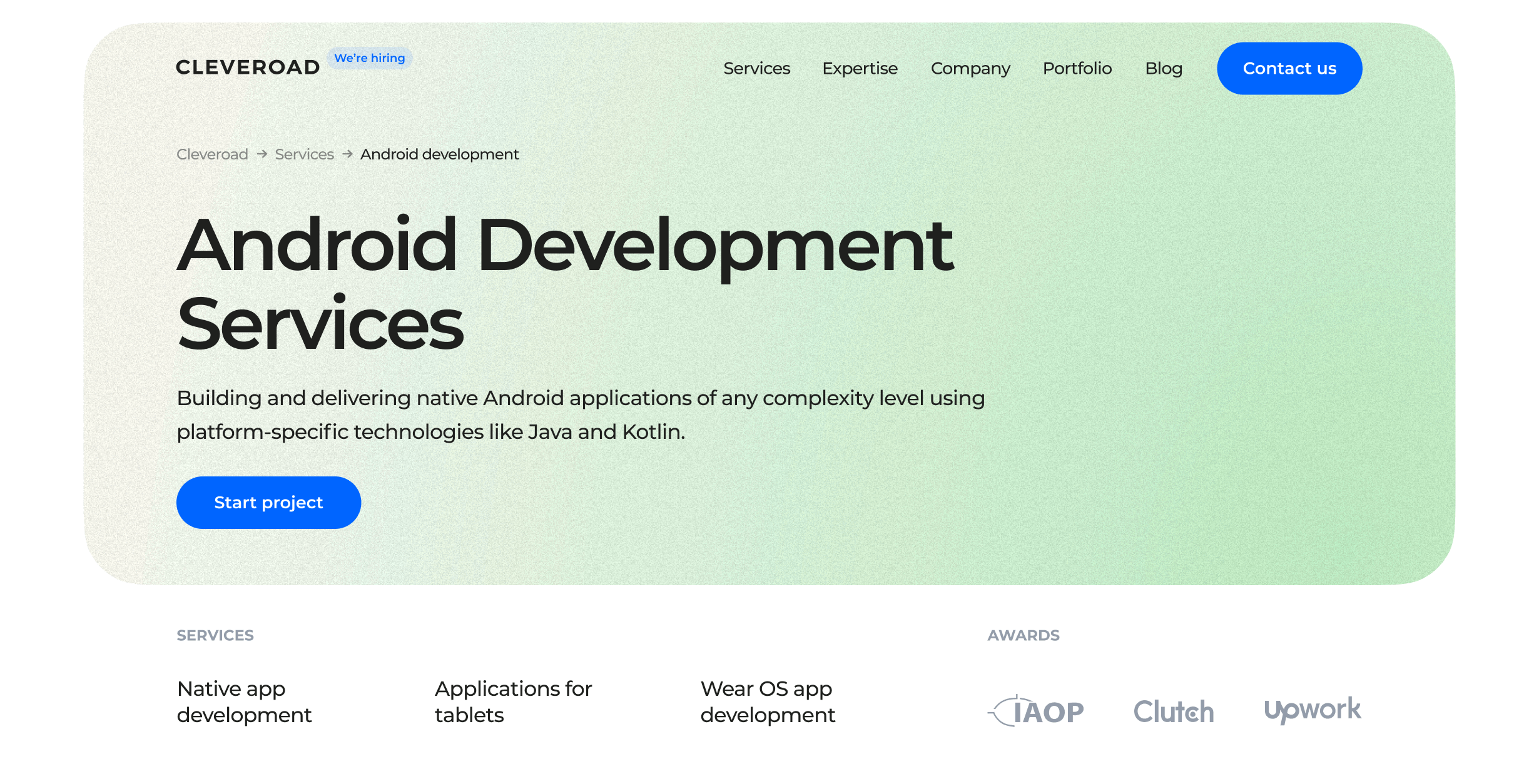 Professional Android Development. Hire Experienced Team Now!