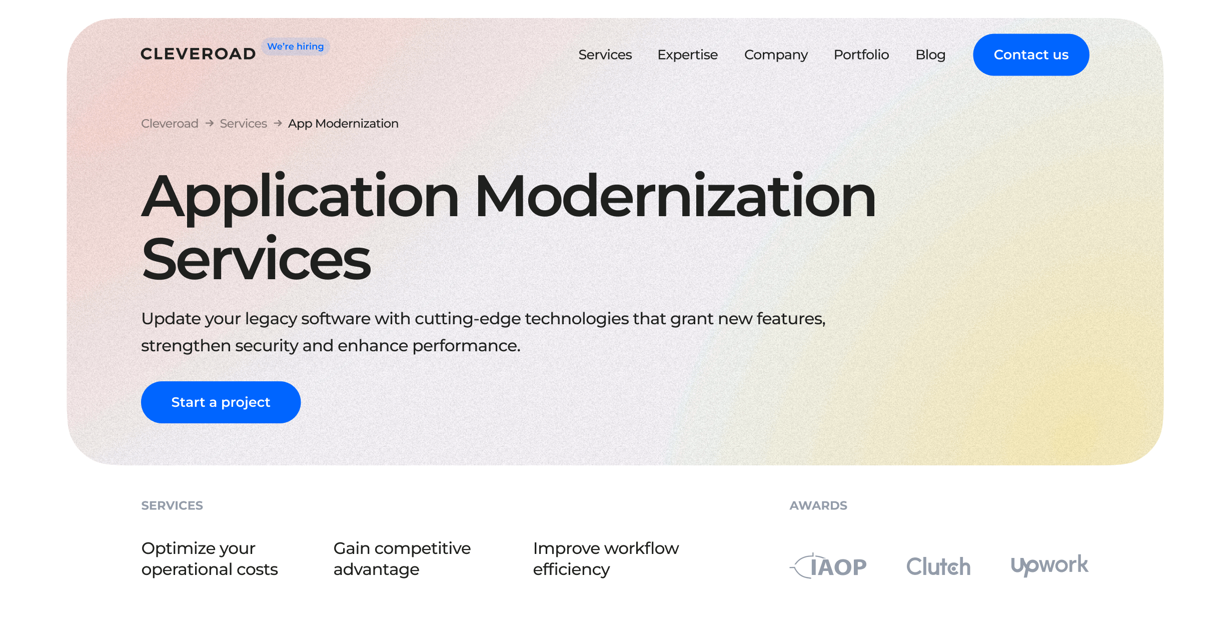 Application Modernization Services for Any Size Businesses