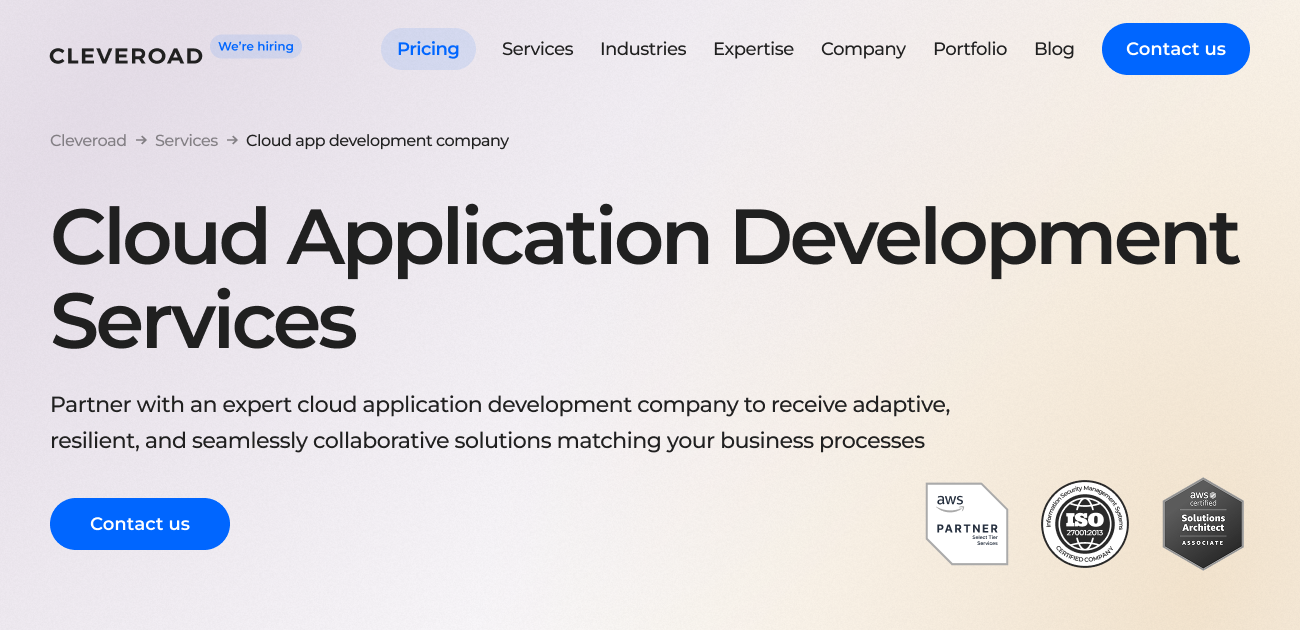 Expert Cloud Application Development Company | Cleveroad