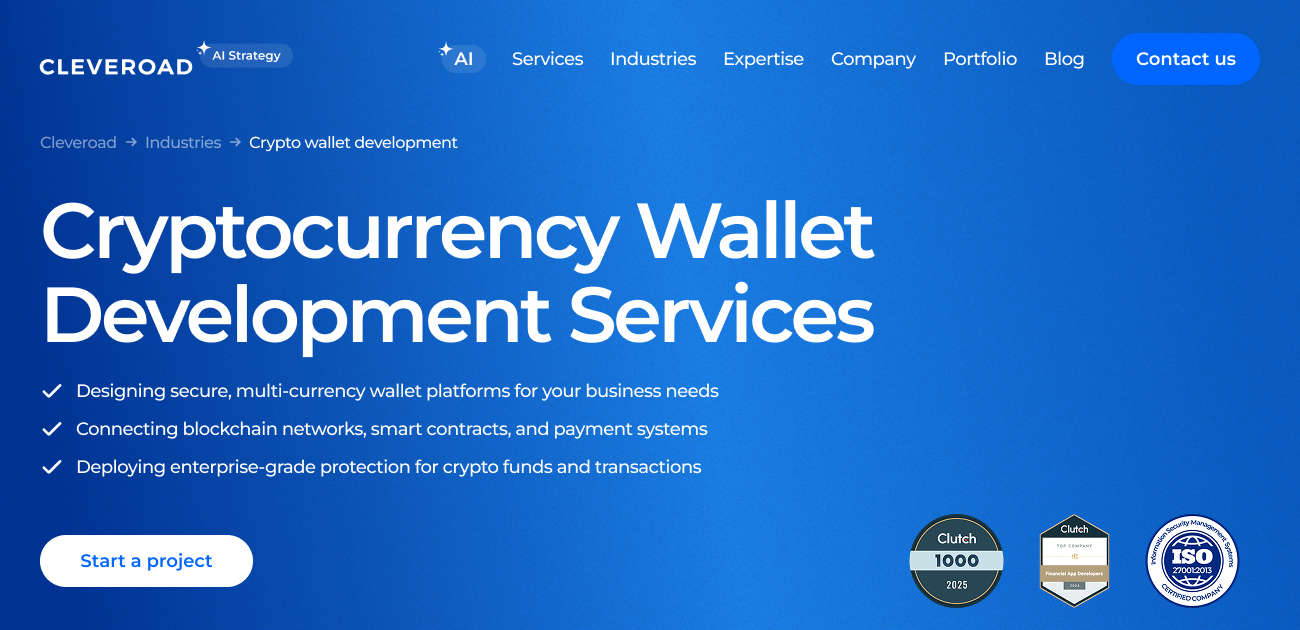 Utvikling av kryptobørs | Cleveroad