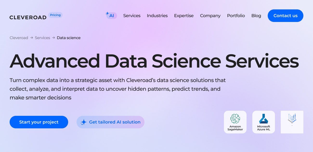 End-to-End Data Science Services and Consulting | Cleveroad
