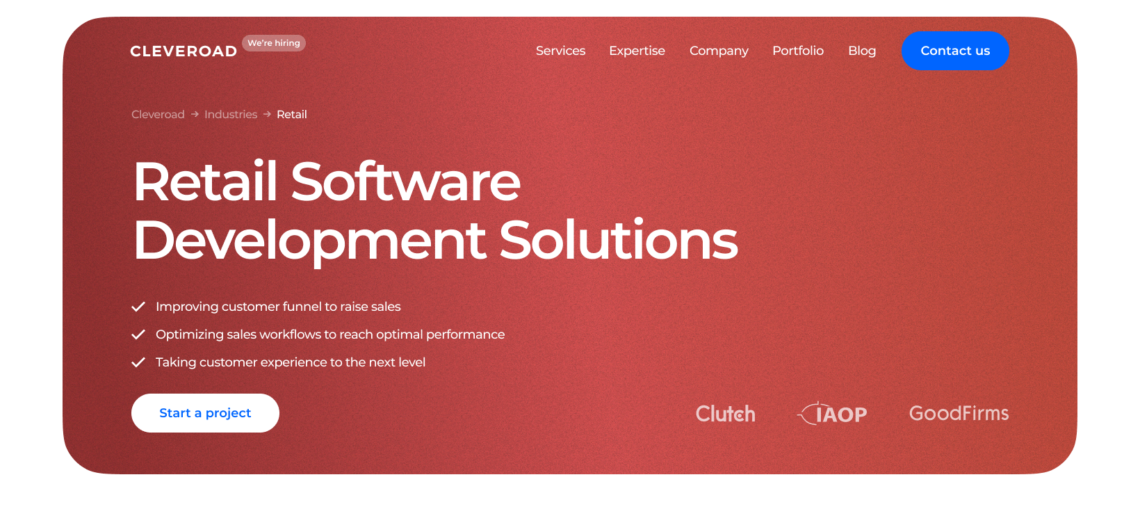 Custom Retail Software Development Company | Cleveroad