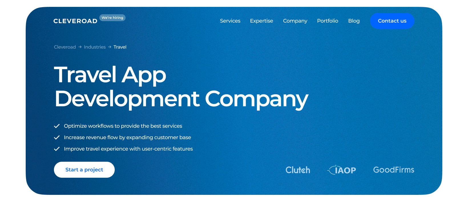 Hospitality software development services | Cleveroad