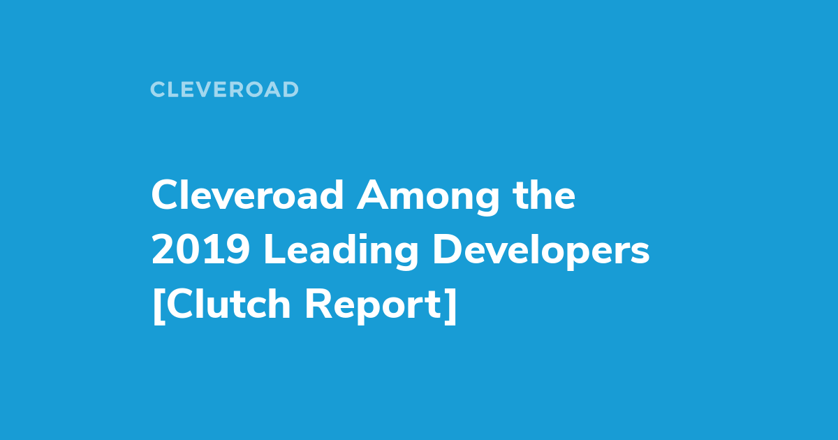 Clutch Lists Cleveroad Among Leading Software Developers