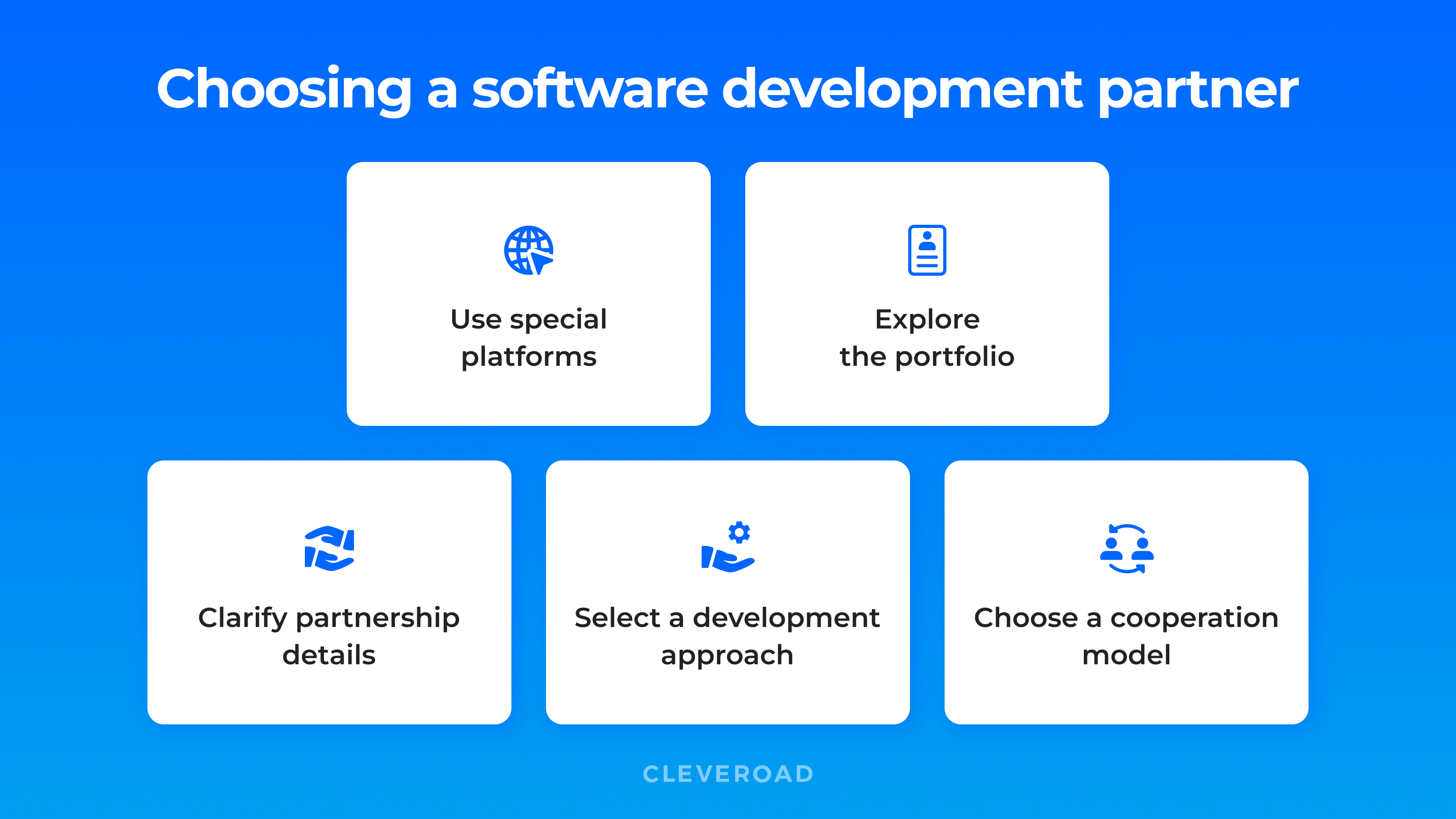 Software Development Partnership Process: Steps To Start With Software Development Partnership Process: Steps To Start With