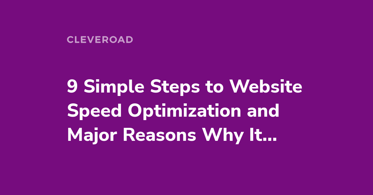 Website Performance Optimization Techniques to Speed It Up