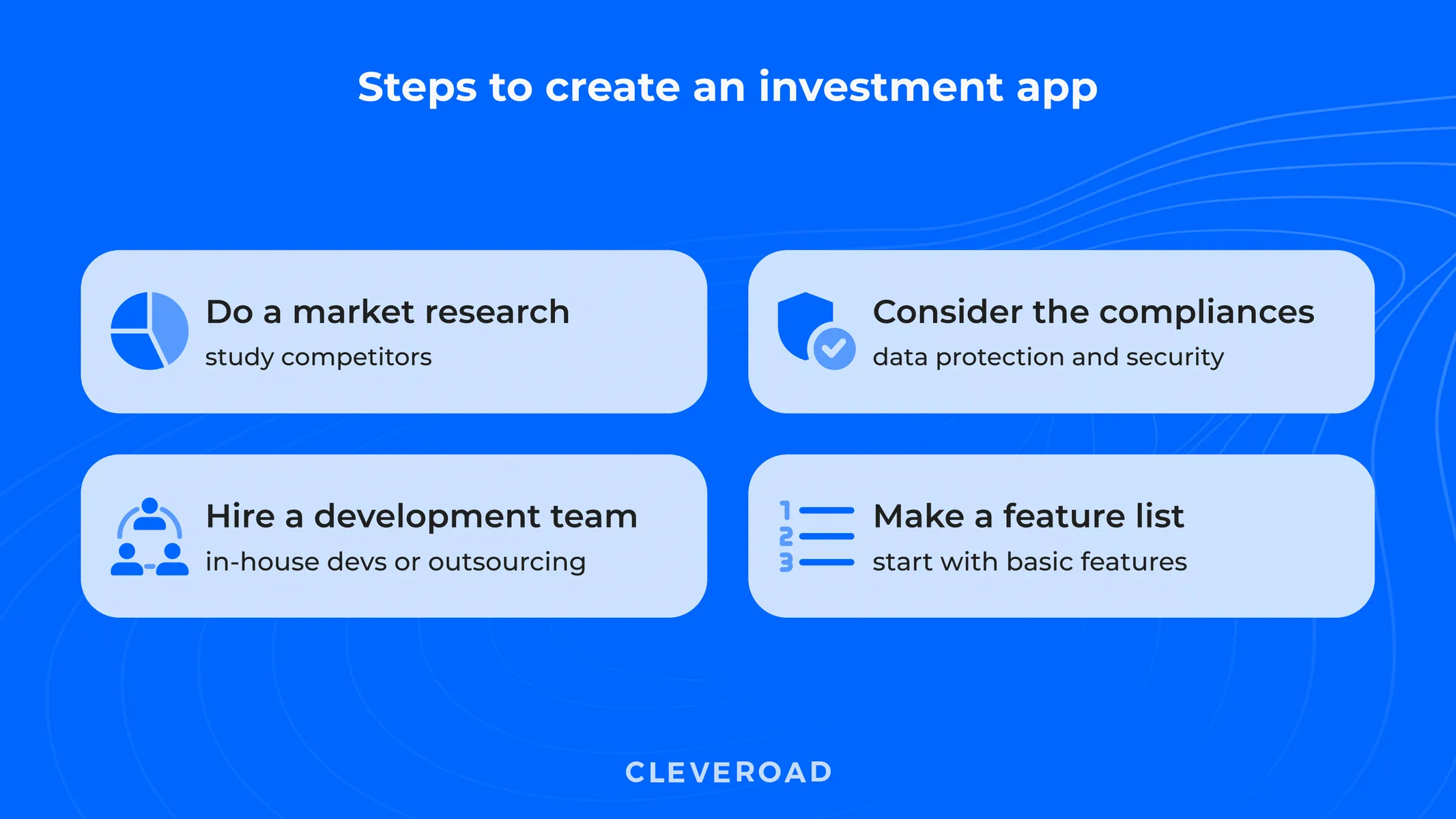 How to Create an Investment App Making No Mistakes