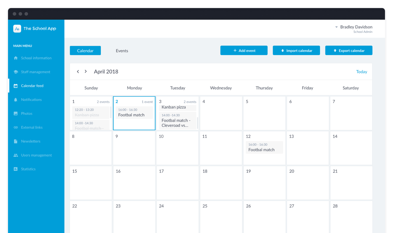 School software for education industry | The School App