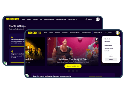 A video streaming platform | Blockbuster