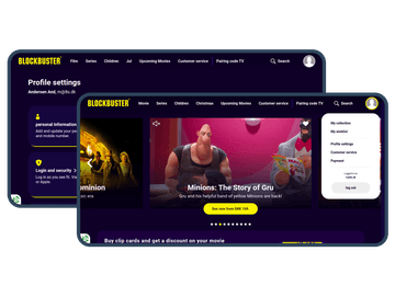 A video streaming platform | Blockbuster